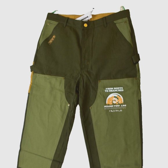 Lrg | Pants | Lrg X Round Two Mens Rugged Desert Eagle Double Knee ...